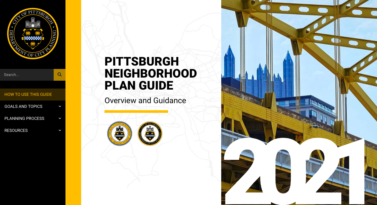 City of Pittsburgh Neighborhood Plan Guide